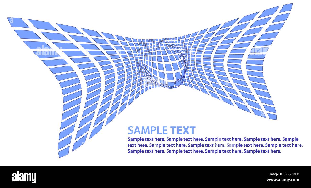 Blue tile grid abstract Cut Out Stock Images & Pictures - Alamy