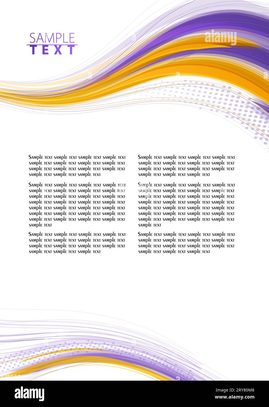 Dynamic lines of yellow Cut Out Stock Images & Pictures - Alamy