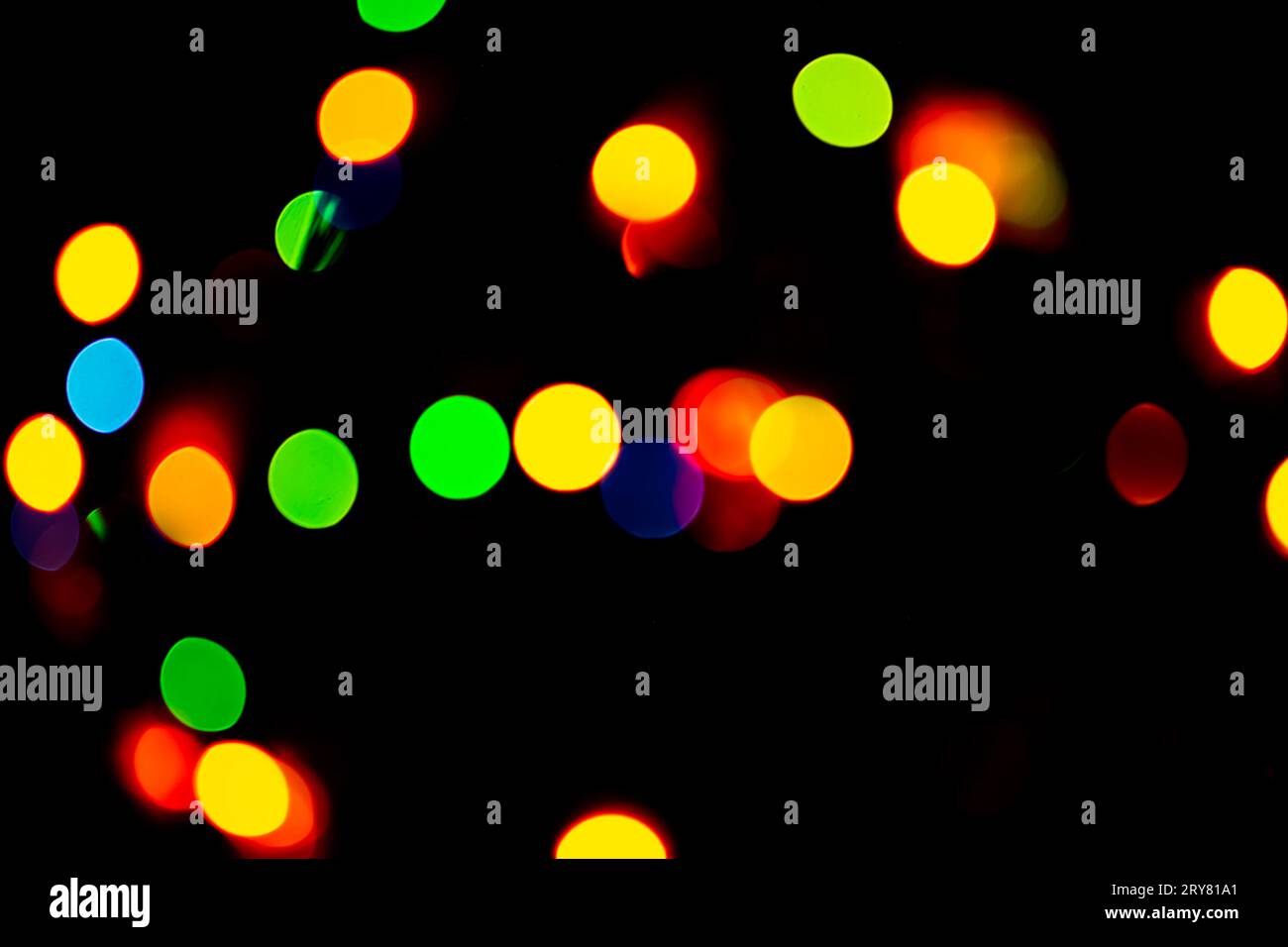 Neon light rays flash and glow on black. Light streaks electric color ...