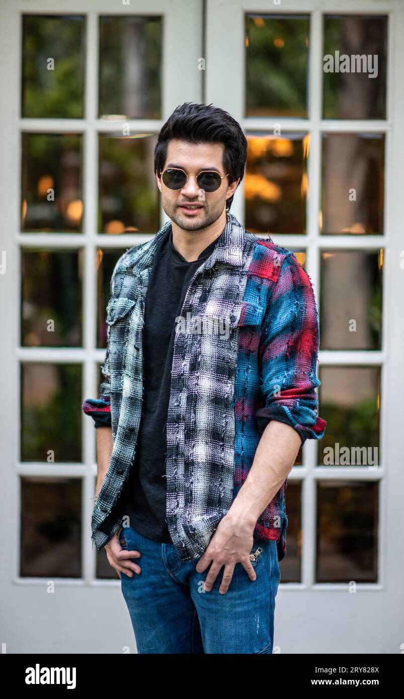 New Delhi, India. 29th Sep, 2023. Actor Rajveer Deol seen posing for ...