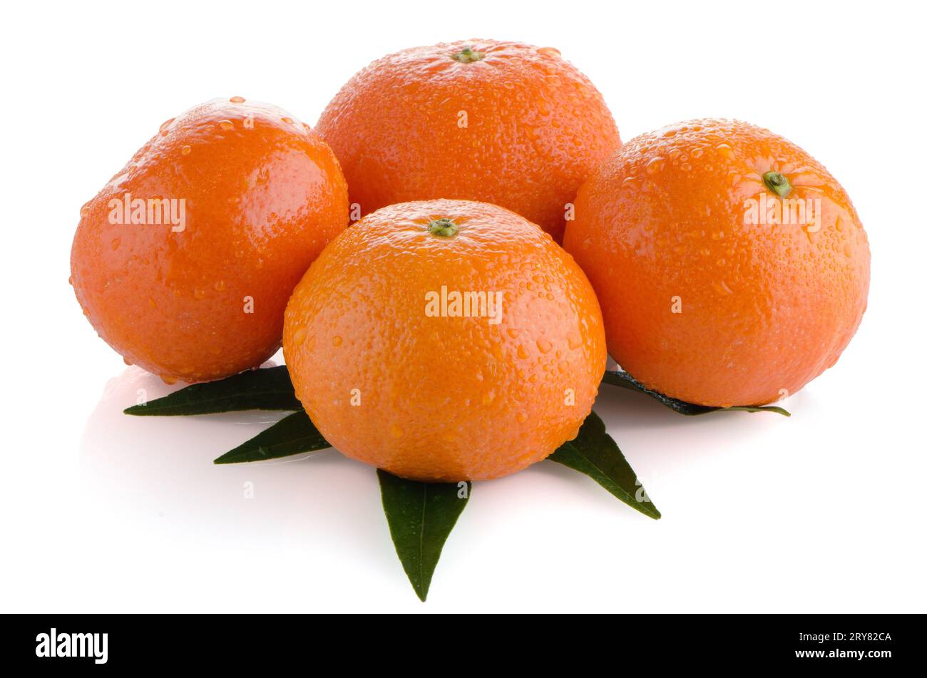 Orange healthy mandarin isolated Cut Out Stock Images & Pictures - Alamy