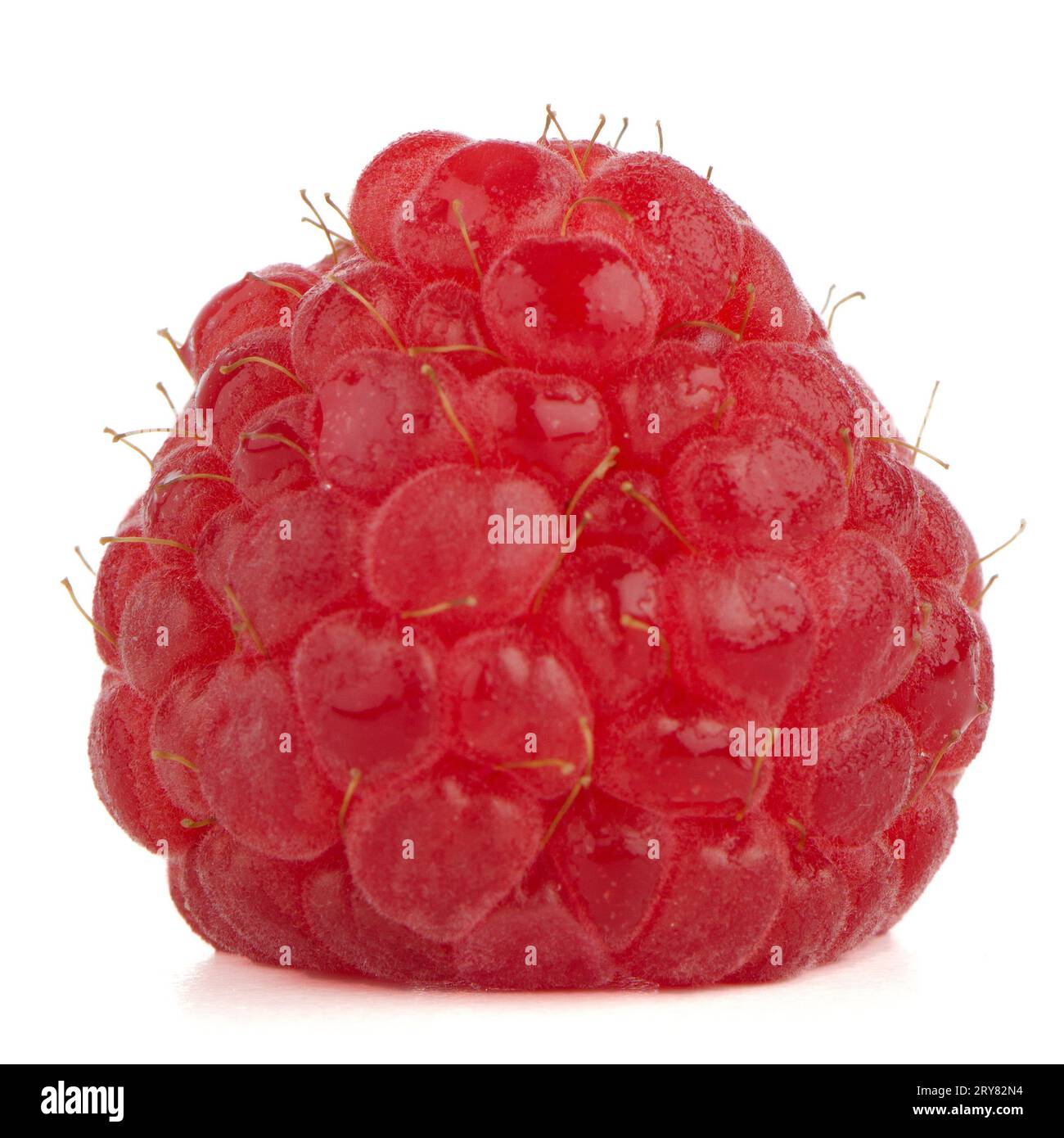 Red garden strawberry raspberry Cut Out Stock Images & Pictures - Alamy