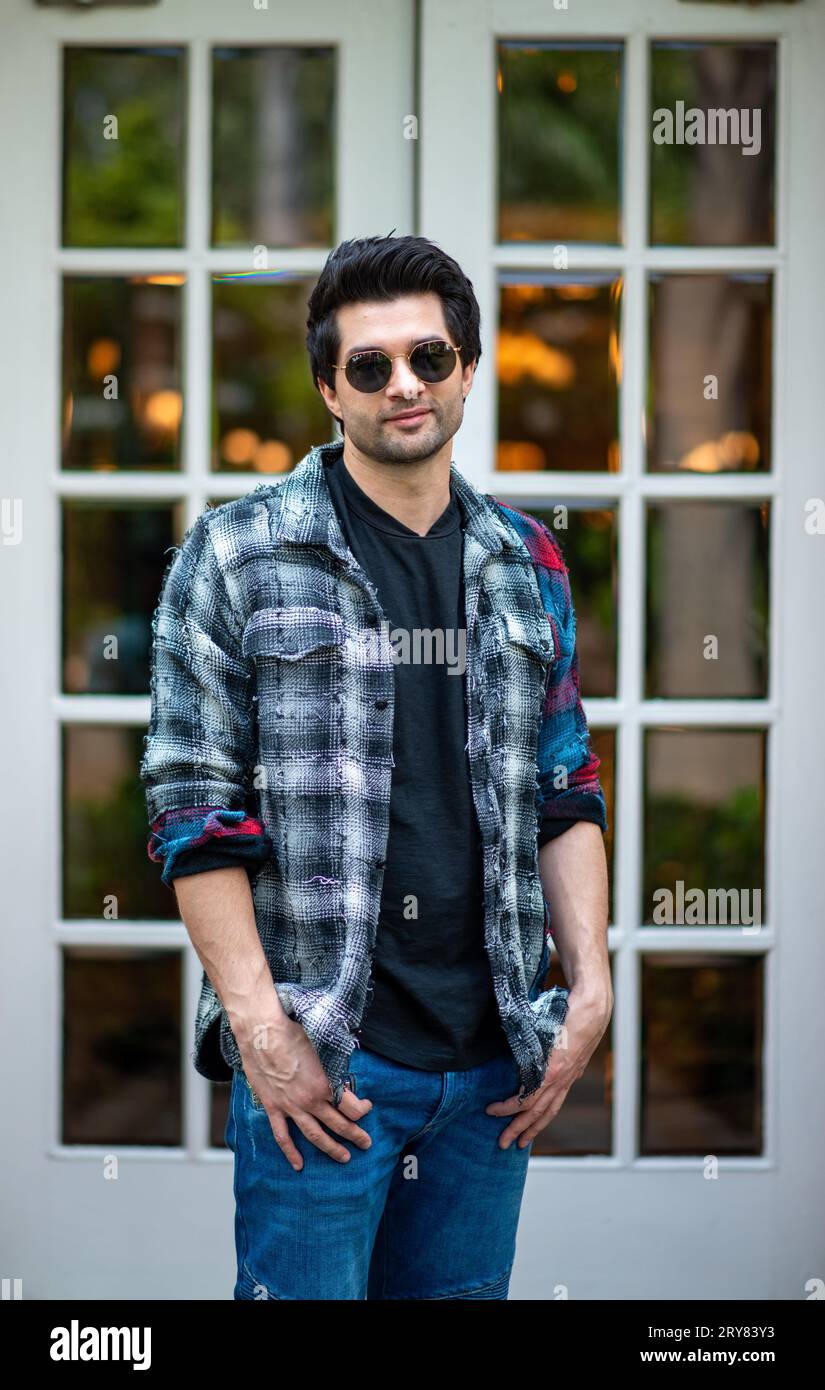 New Delhi, India. 29th Sep, 2023. Actor Rajveer Deol seen posing for ...