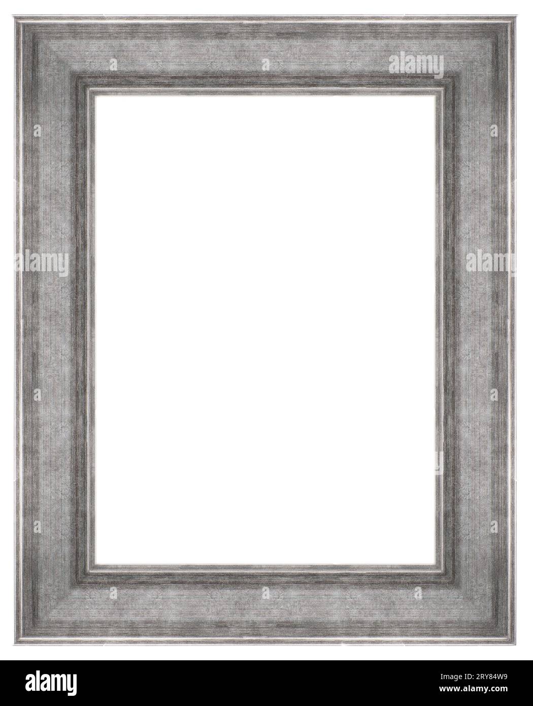 Wooden gray frame background Cut Out Stock Images & Pictures - Alamy