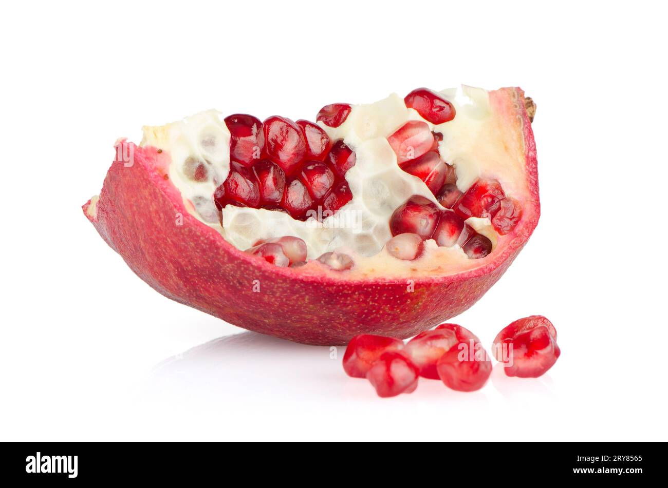 Whole half cut pomegranate hi-res stock photography and images - Alamy