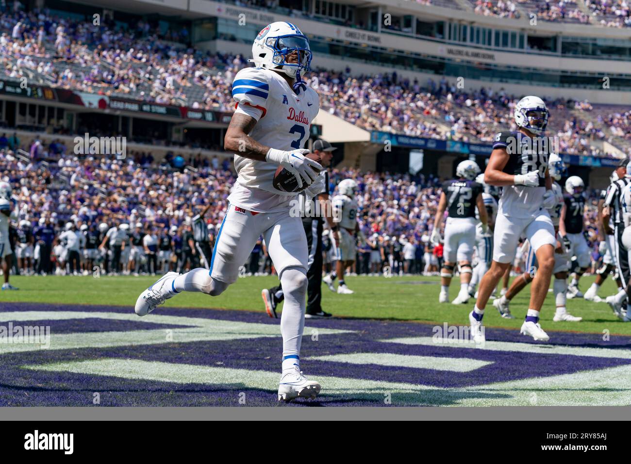 FORT WORTH, TX - SEPTEMBER 23: TCU Horned Frogs safety Mark Perry (3 ...