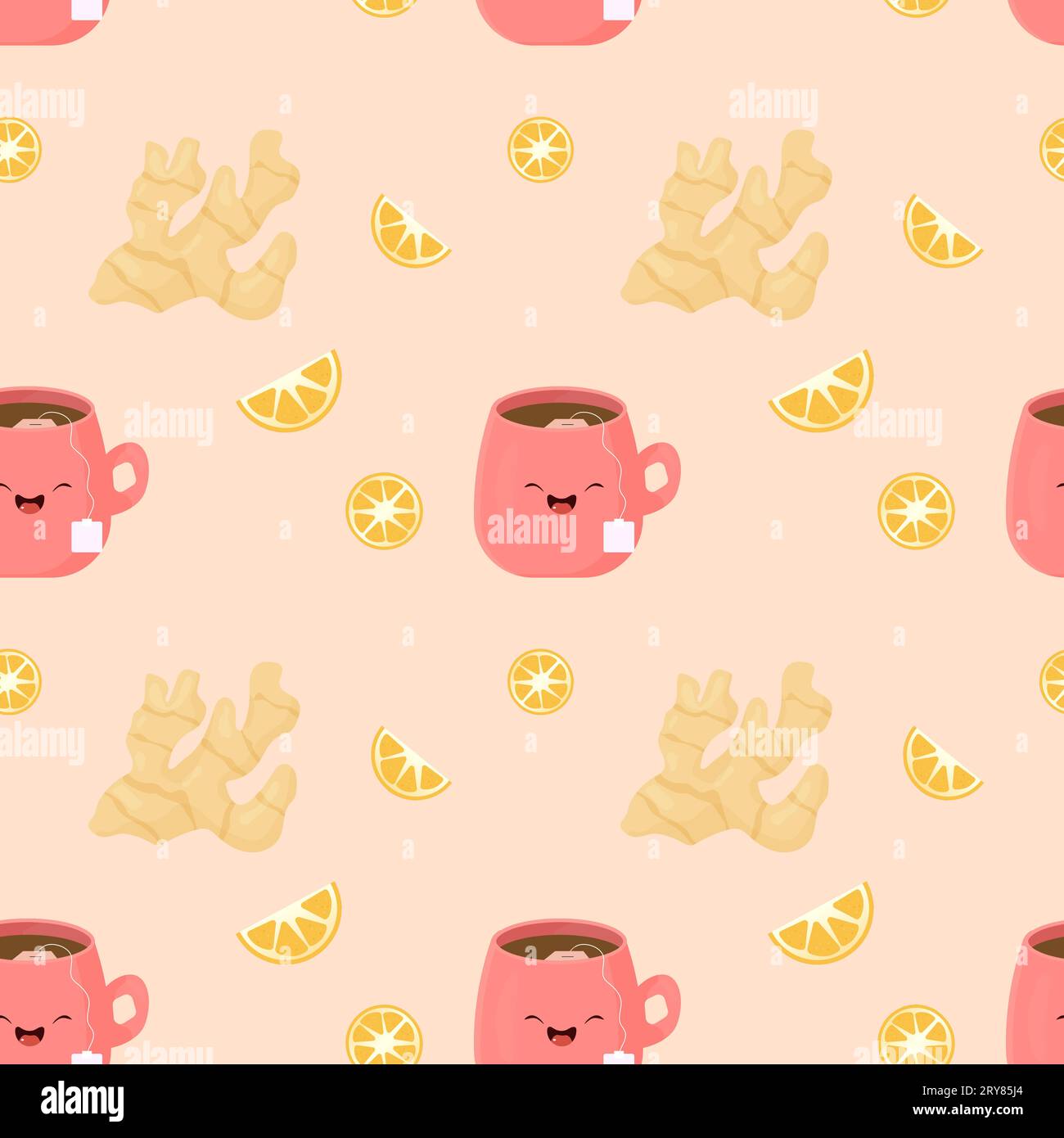 Pink ginger plant Stock Vector Images - Alamy