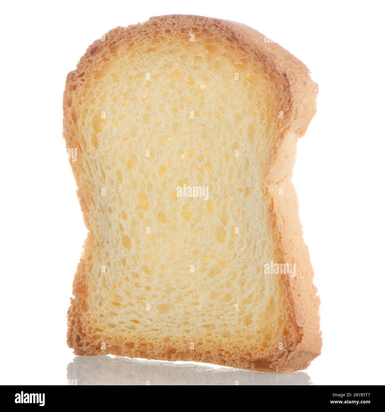 Slice of bread toasted Stock Photo - Alamy