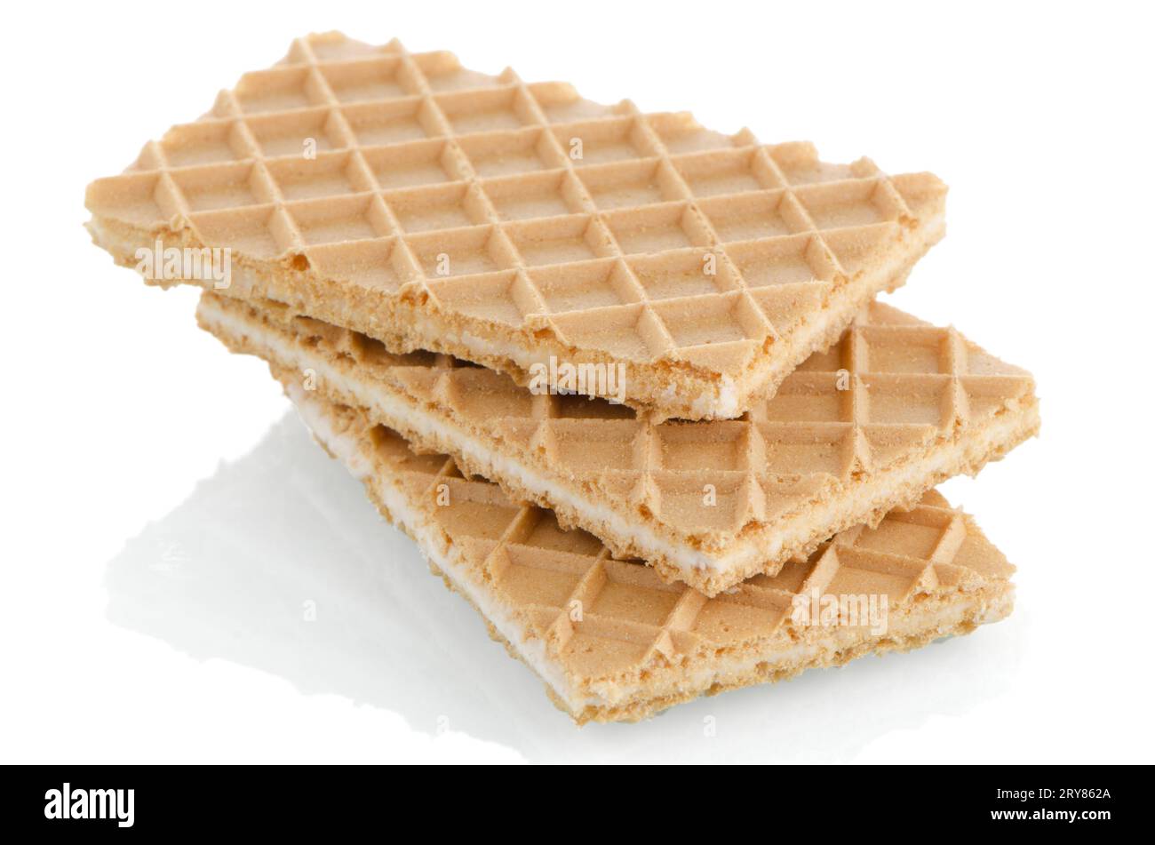 Closeup wafers Cut Out Stock Images & Pictures - Alamy
