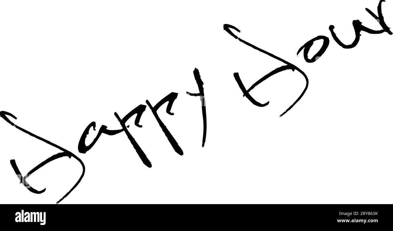 Happy Hours text sign illustration on white background Stock Vector ...