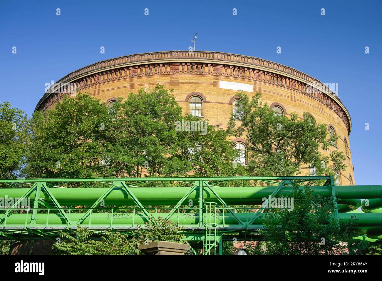 Alter Gasometer, Panometer von Yadegar Asisi, Richard-Lehmann-Straße ...