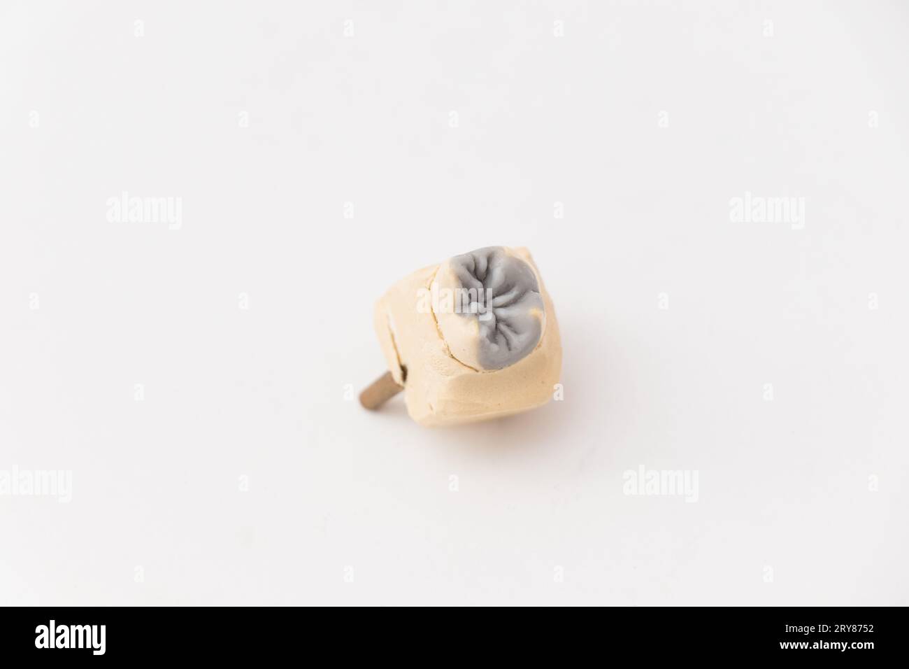 Dental technician wax work Stock Photo - Alamy