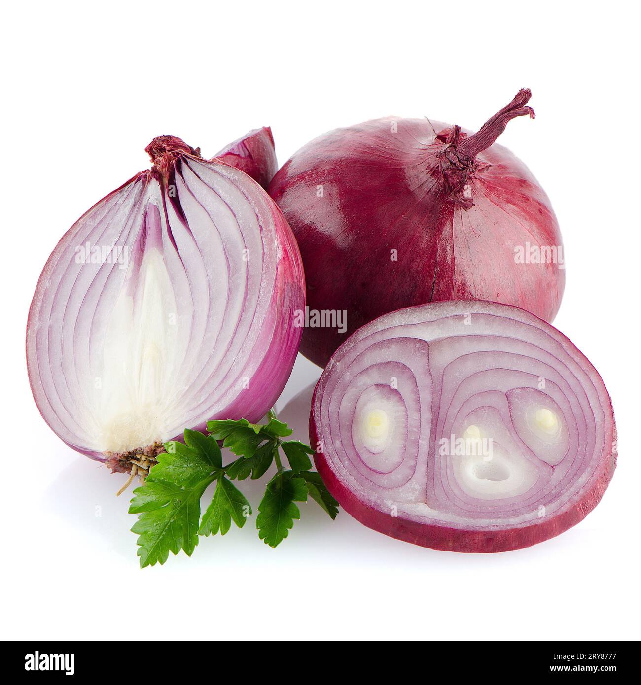 White red onions food Cut Out Stock Images & Pictures - Alamy