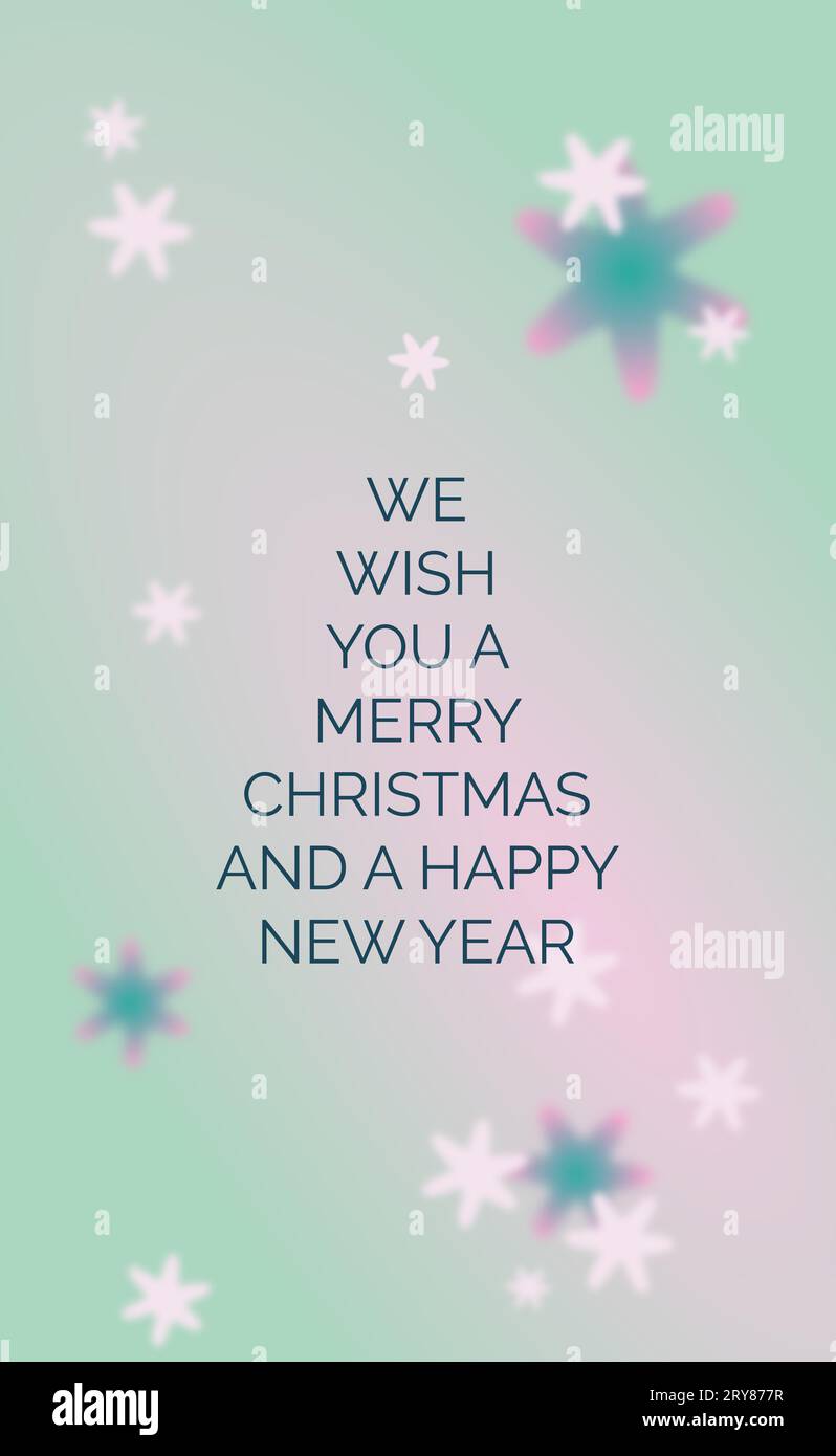 Christmas and Happy New Year greeting resource, calligraphy elements ...