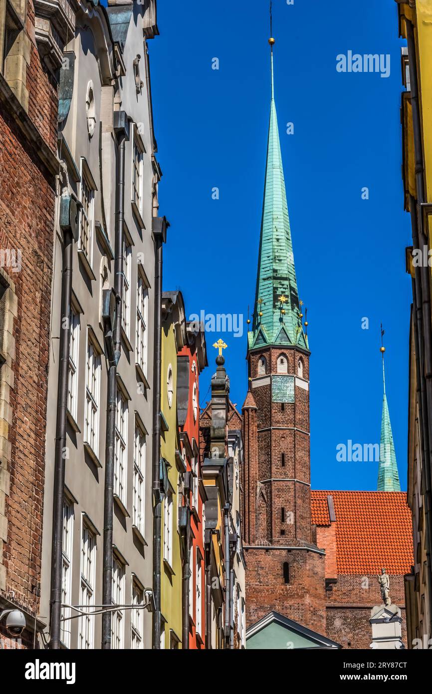 Crosses Spire St Mary's Church Basilica of the Assumption of the ...
