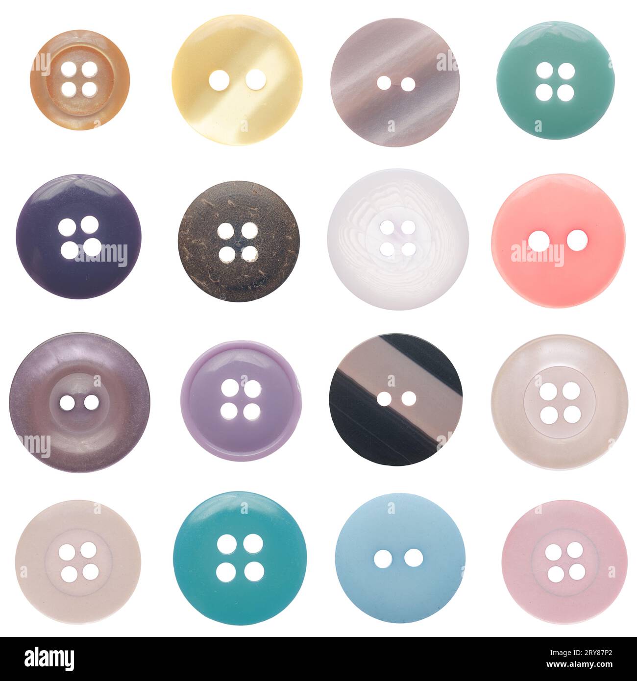 Set of sewing buttons Stock Photo - Alamy