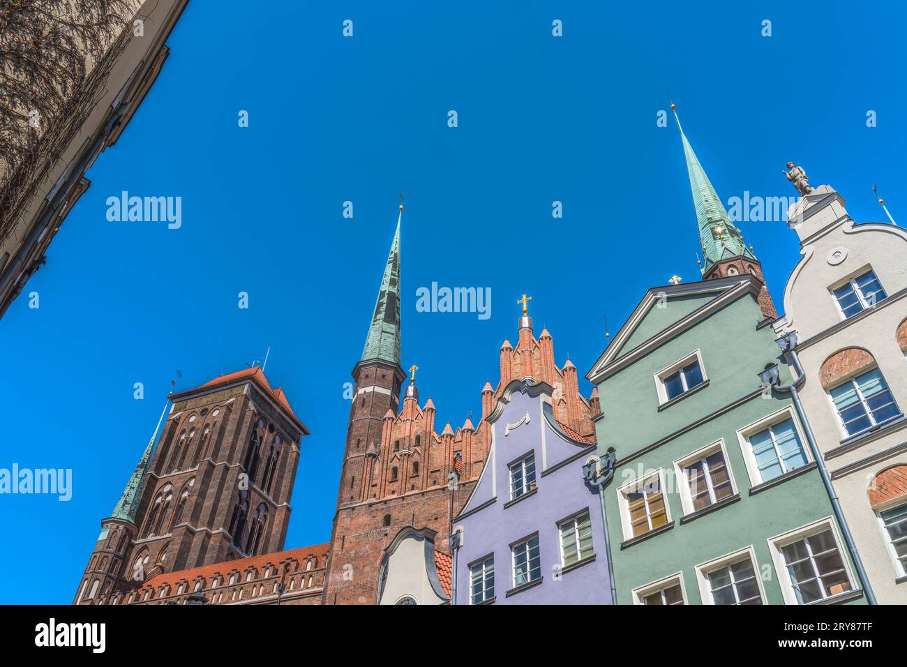 City Street St Mary's Church Basilica of the Assumption of the Blessed ...