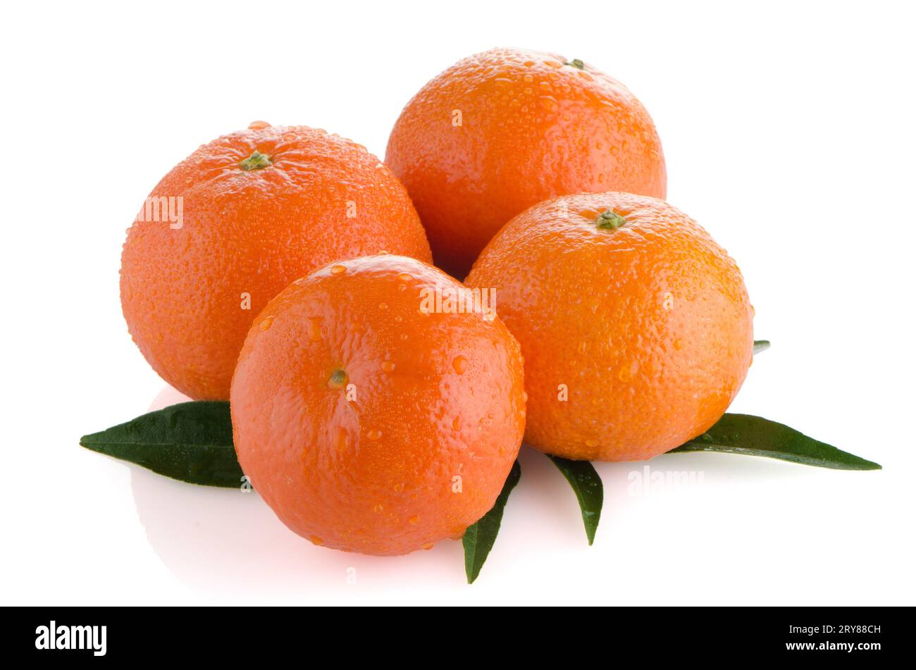 Ripe juicy mandarin Cut Out Stock Images & Pictures - Alamy