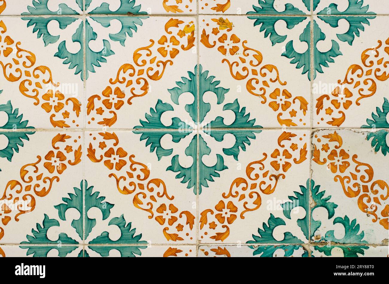Old tiles detail Stock Photo - Alamy