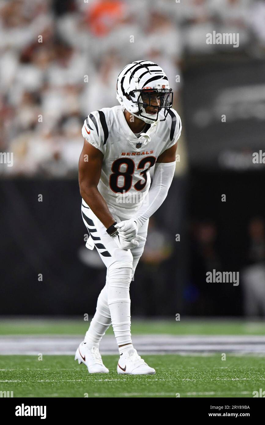 Cincinnati Bengals wide receiver Tyler Boyd (83) lines up for the play ...