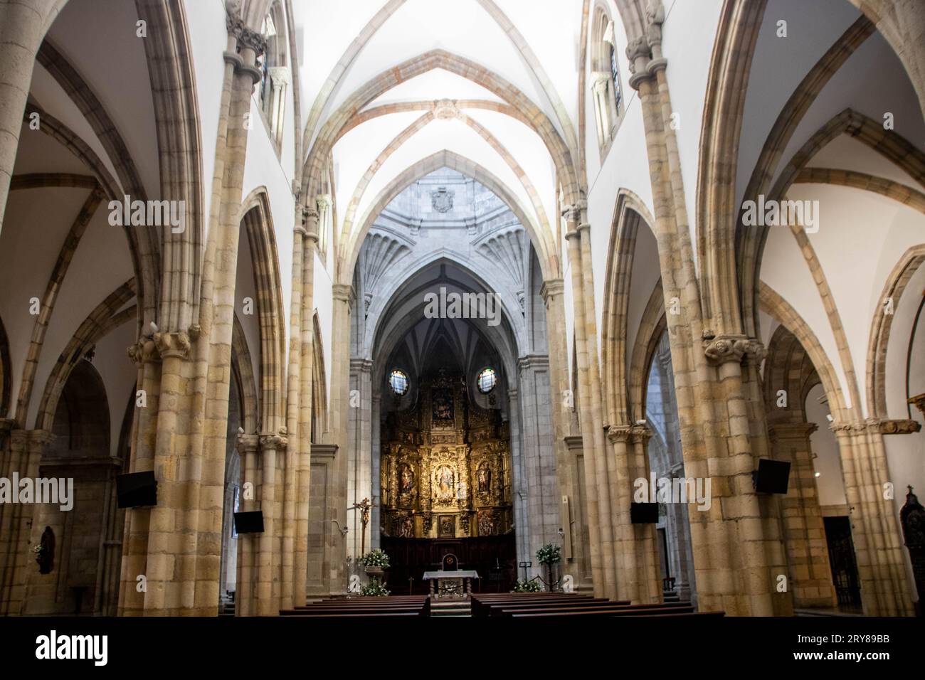 The cloister of the cathedral Basilica of the Assumption of the Virgin ...