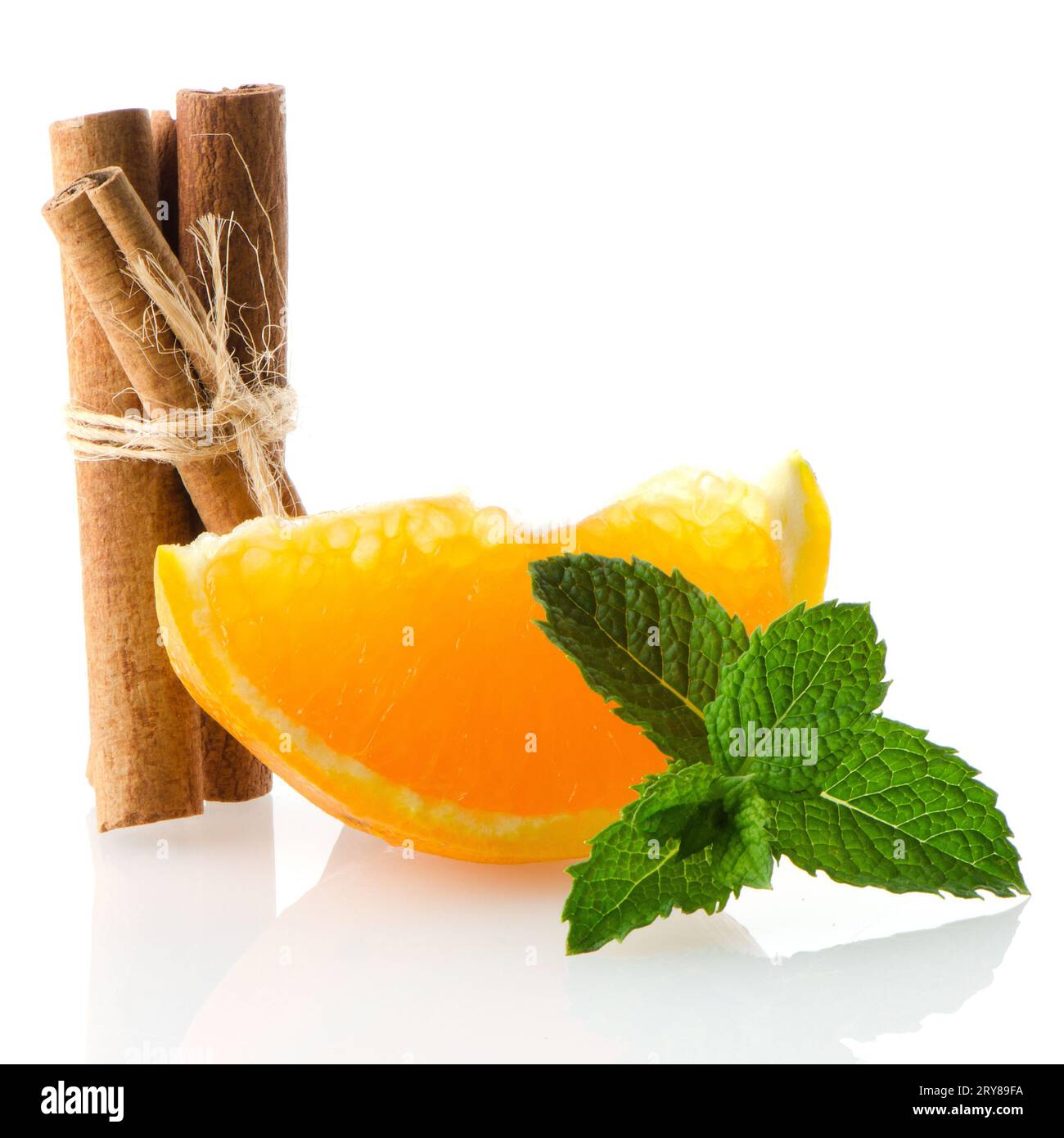 One orange fruit segment Stock Photo - Alamy