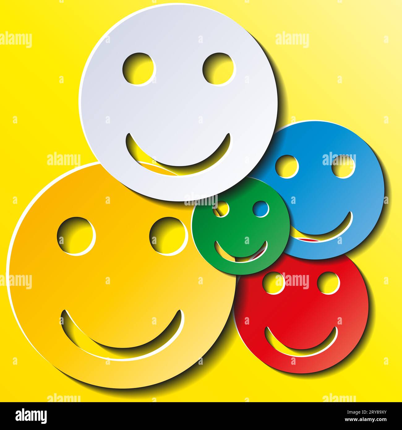 Smiley family hi-res stock photography and images - Alamy