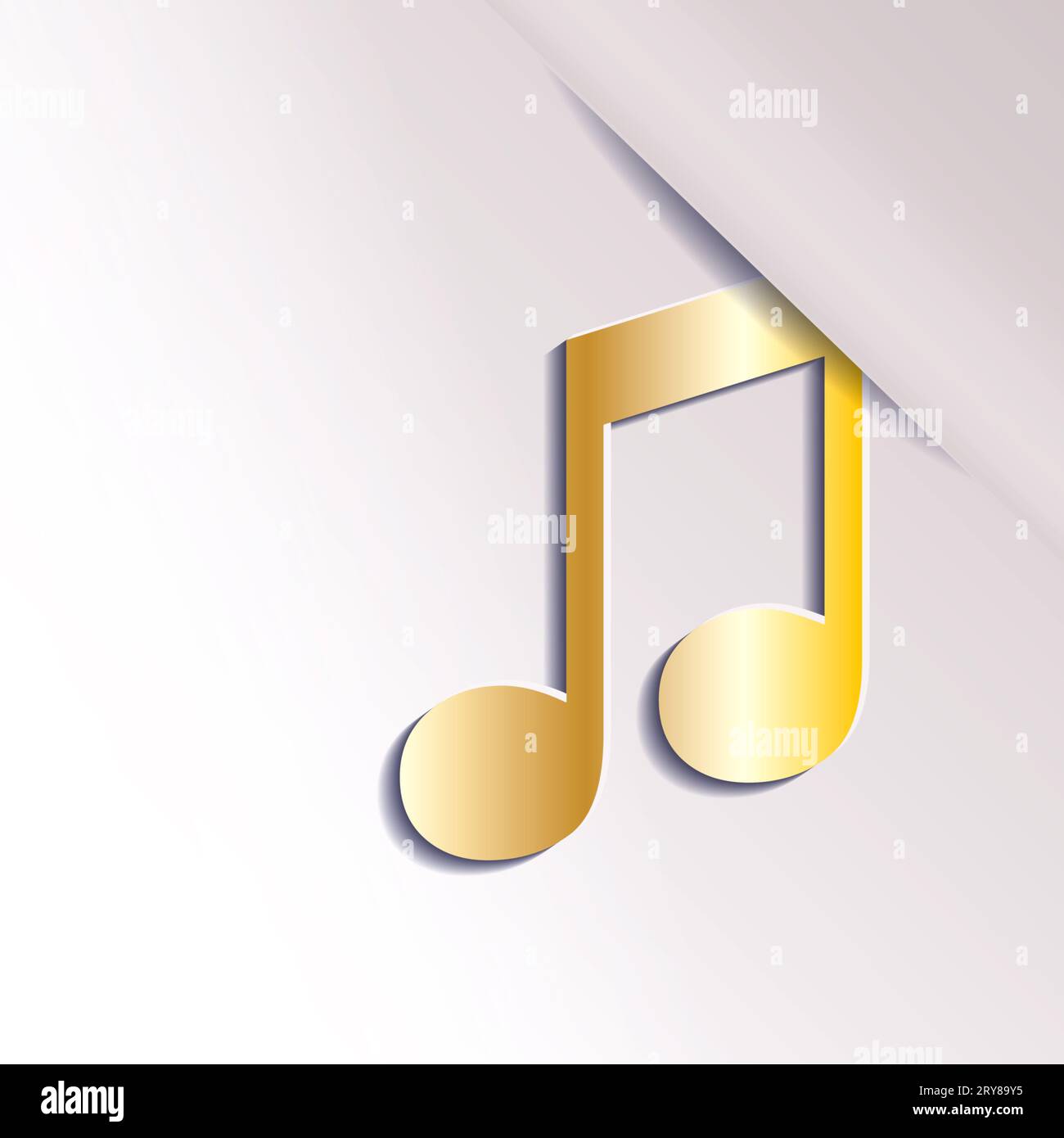 Music note paper hi-res stock photography and images - Alamy