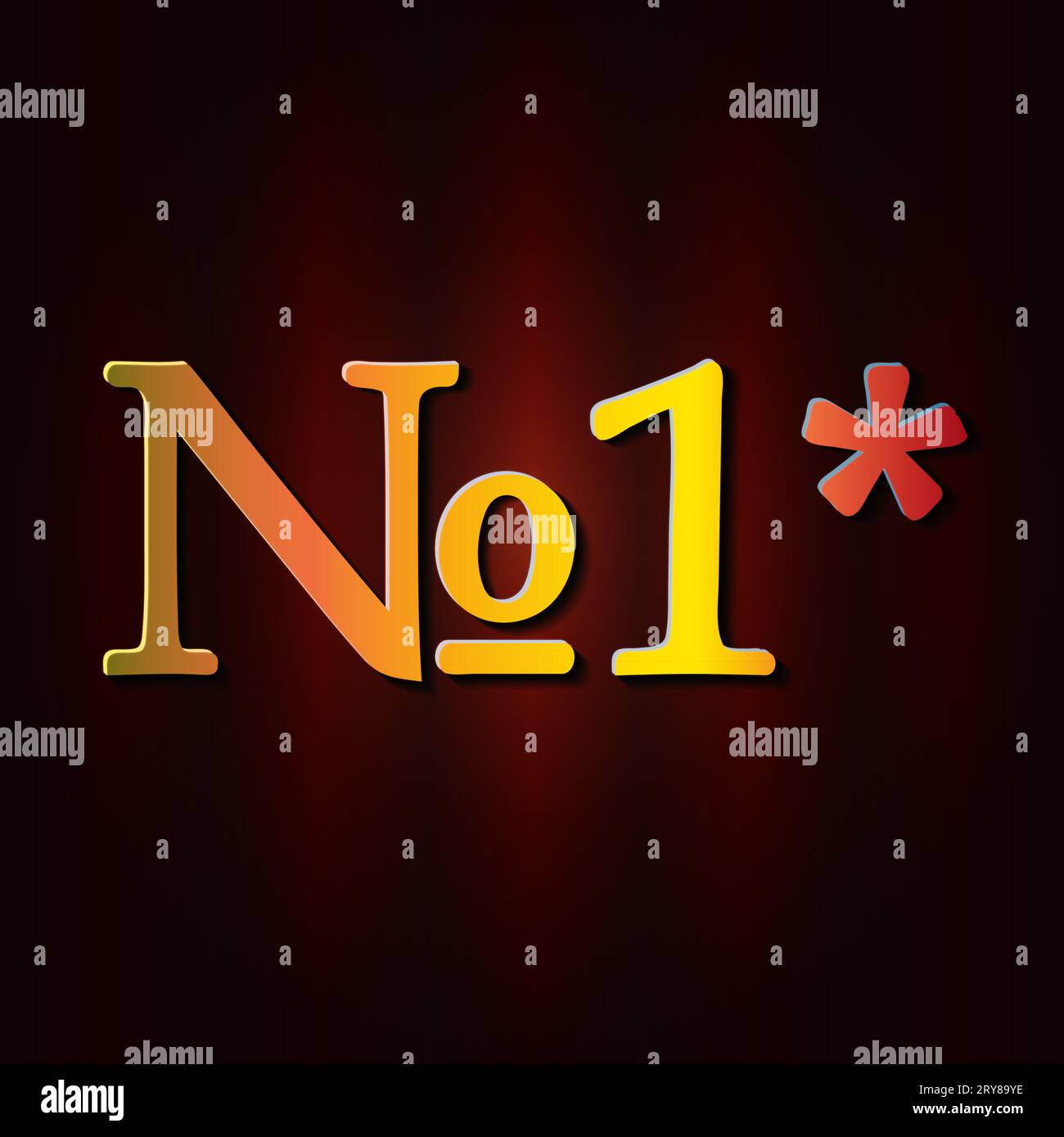 Number logo design hi-res stock photography and images - Alamy