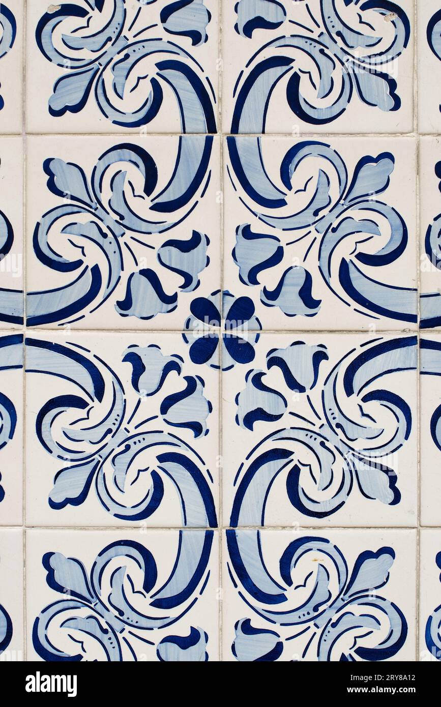 Ornamental old tiles Stock Photo - Alamy