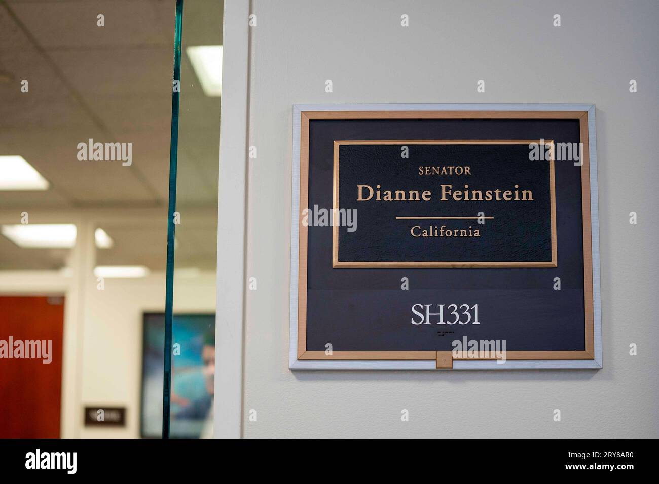 Washington, United States. 29th Sep, 2023. The doors to the late Sen ...