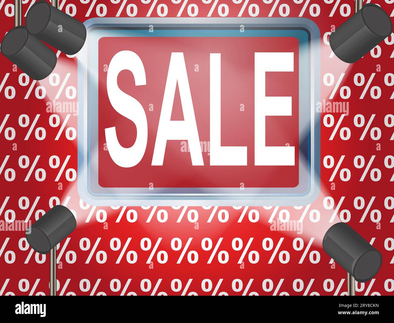 Sale Wallpaper Illustration Stock Photo - Alamy