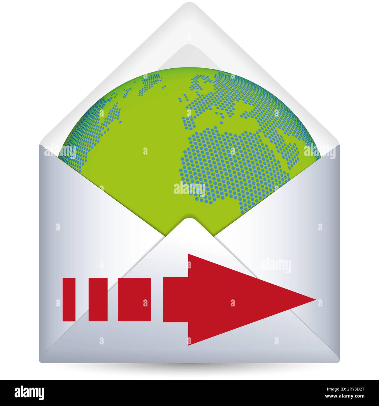 World Communication Illustration Stock Photo - Alamy
