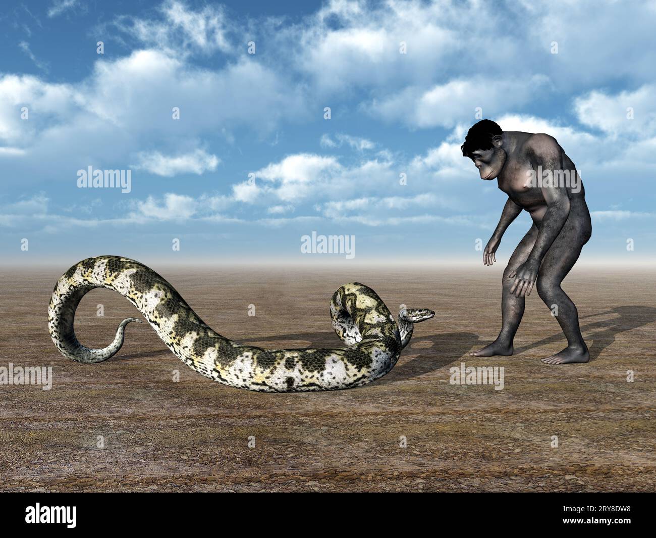 Homo Habilis - Human Evolution Stock Photo - Alamy