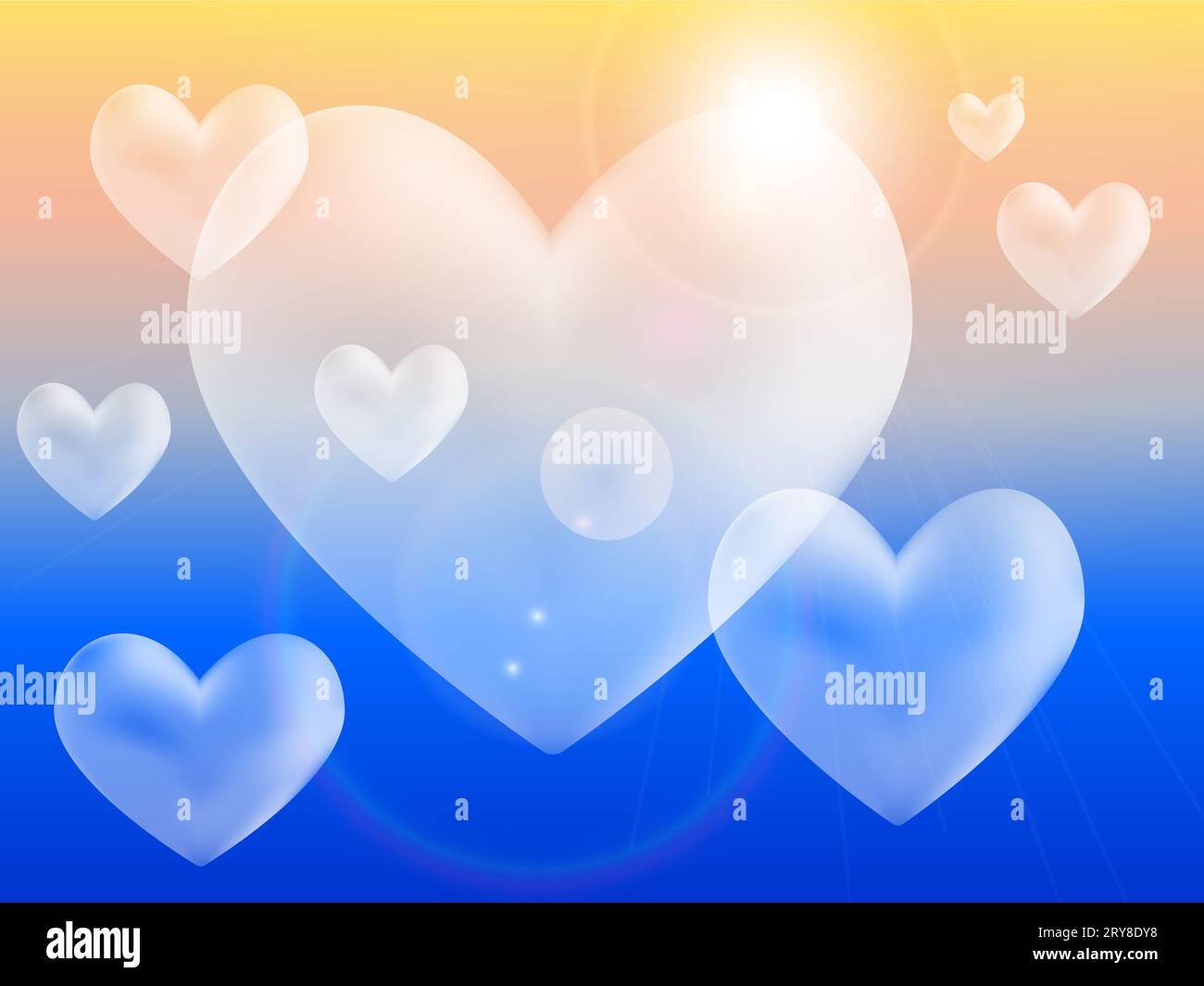 Hearts sky hi-res stock photography and images - Alamy