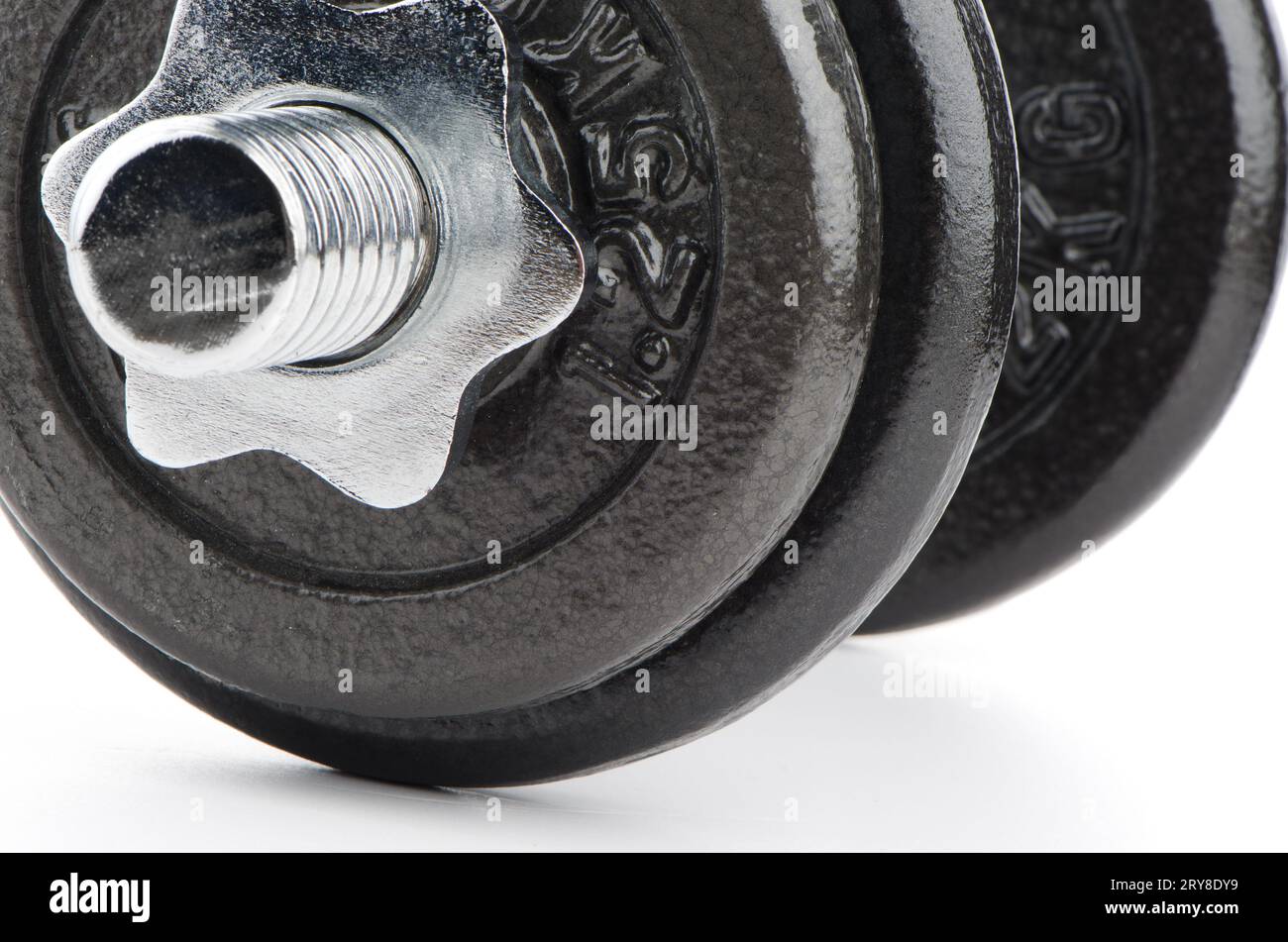 Dumbbell closeup hi-res stock photography and images - Alamy
