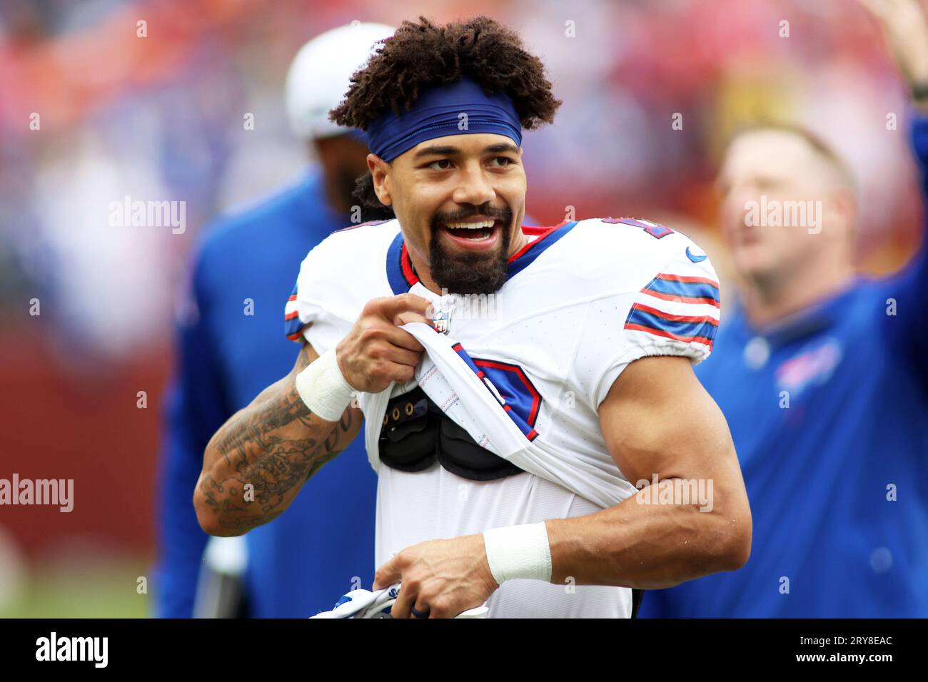 Buffalo Bills wide receiver Khalil Shakir (10) pictured after an NFL ...