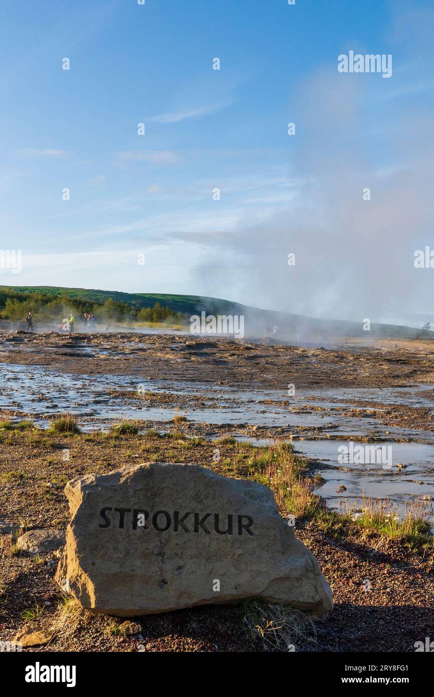 Icelandic geyser fountain hi-res stock photography and images - Alamy