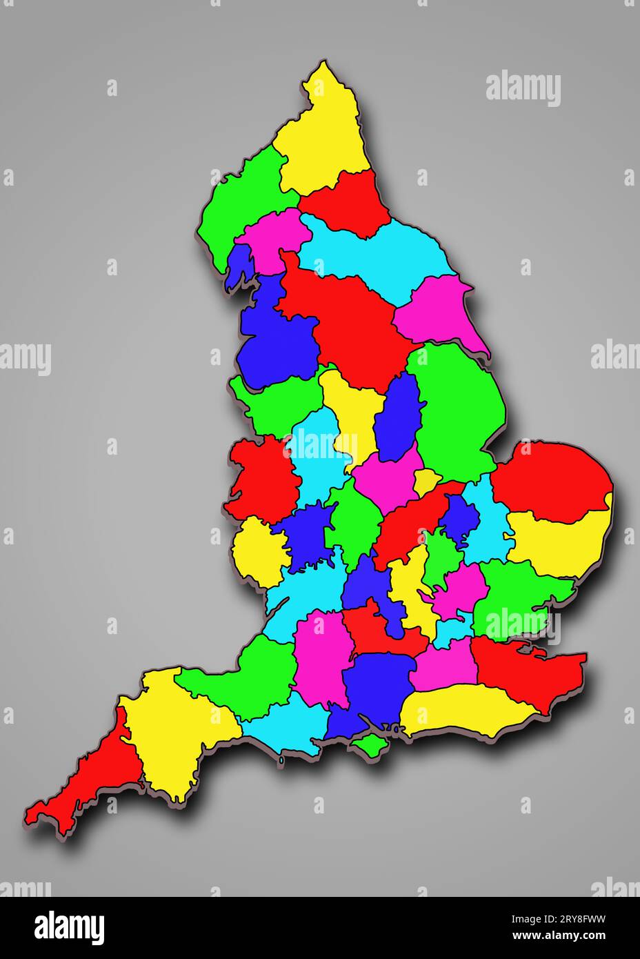 Largest Of England's Modern Ceremonial Counties at Michael Purdy blog