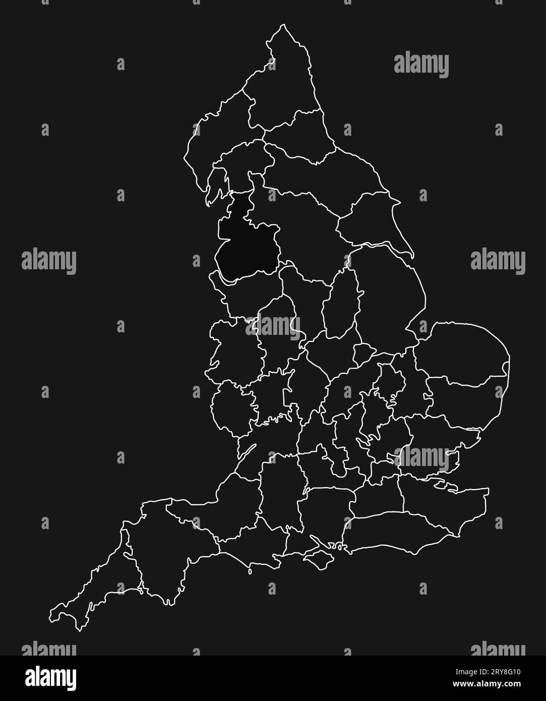 Largest Of England S Modern Ceremonial Counties at Sarah Kilgore blog