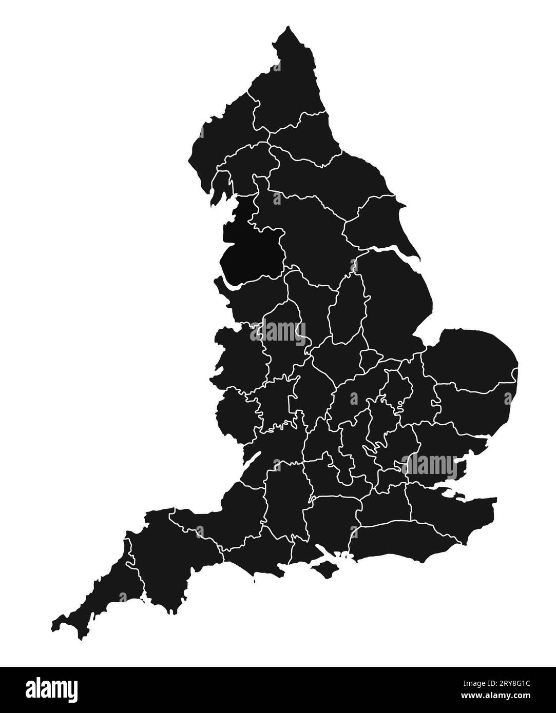 Largest Of England S Modern Ceremonial Counties at Sarah Kilgore blog