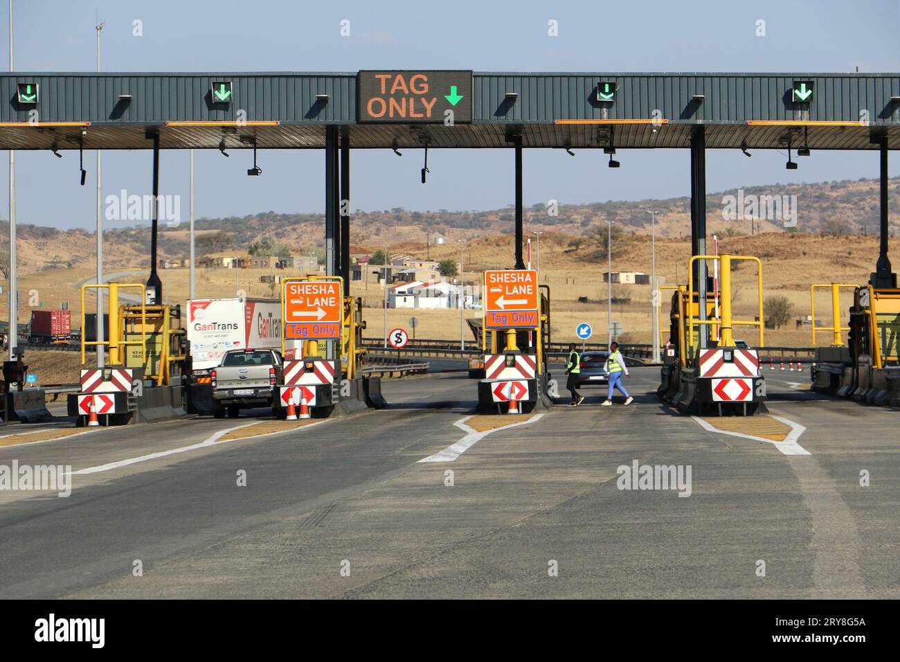 Toll gate hi-res stock photography and images - Alamy