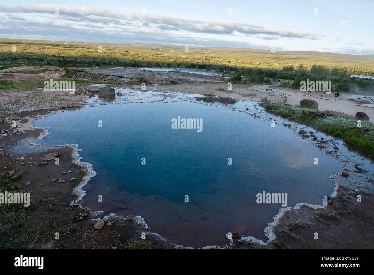 The Mighty Geyser, geothermal area in Haukadalur Valley, Golden Circle ...