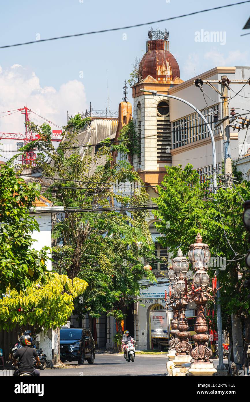 Surabaya Landmarks, Indonesia Stock Photo - Alamy