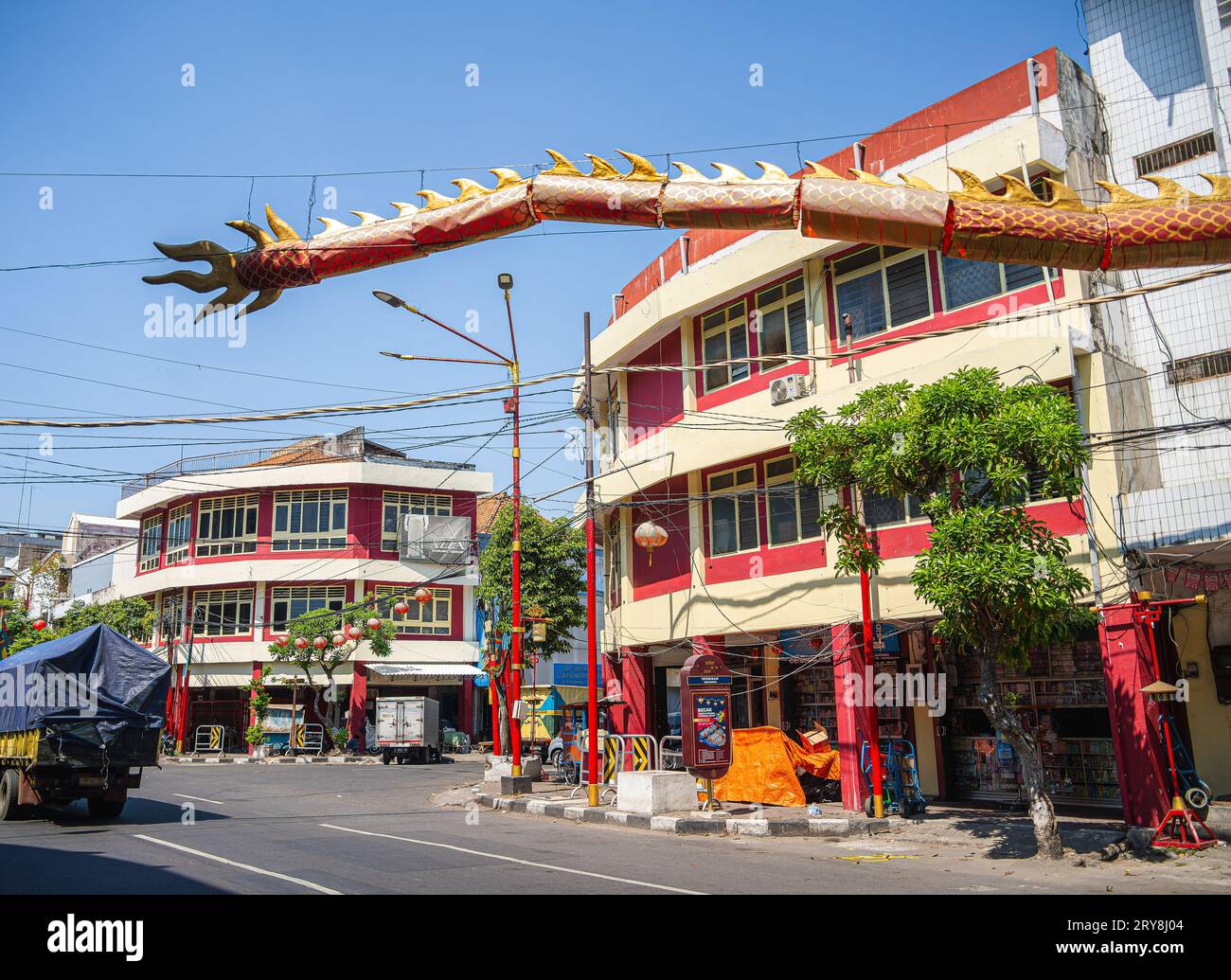 Surabaya Landmarks, Indonesia Stock Photo - Alamy