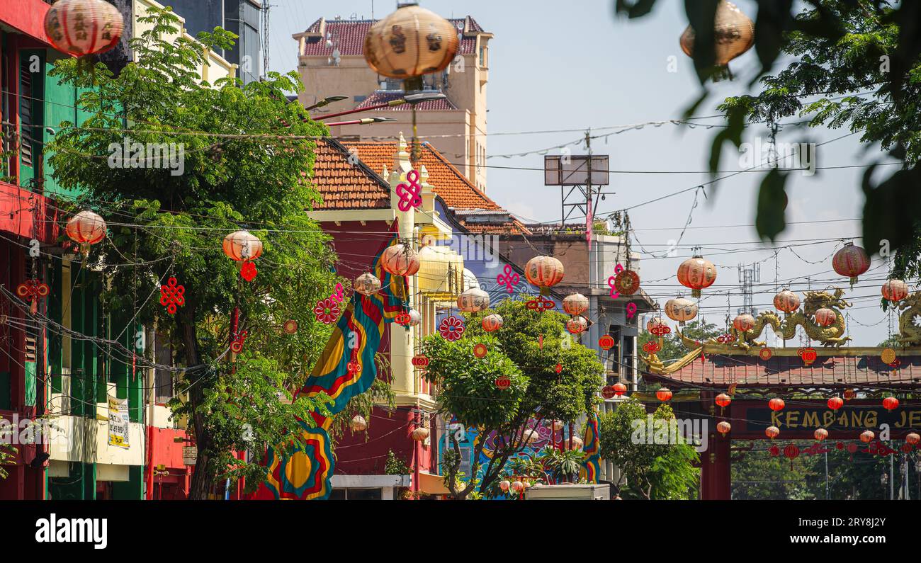 Surabaya Landmarks, Indonesia Stock Photo - Alamy