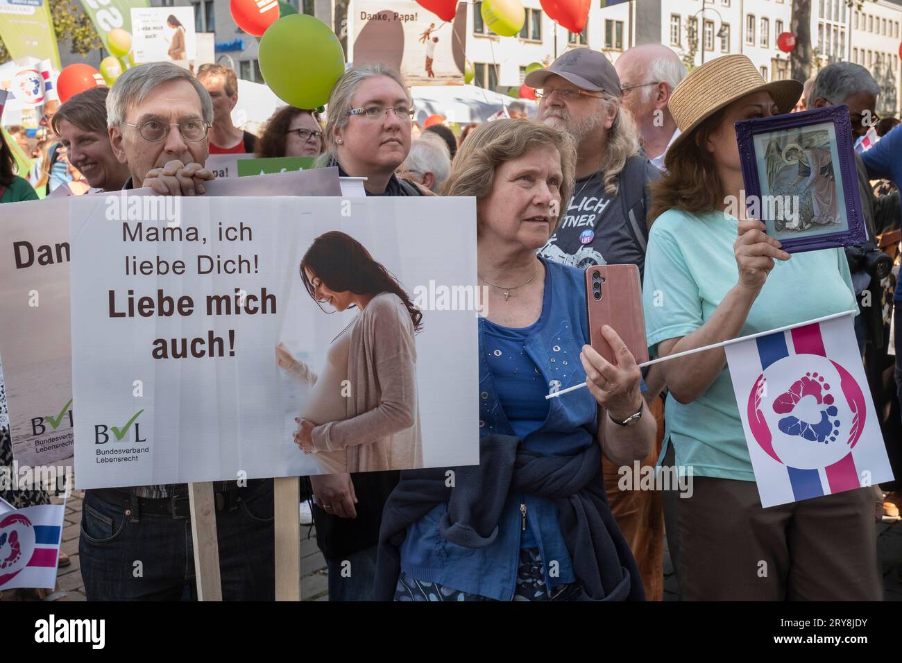 March for Life on 16 September 2023 in Cologne organised by the ...