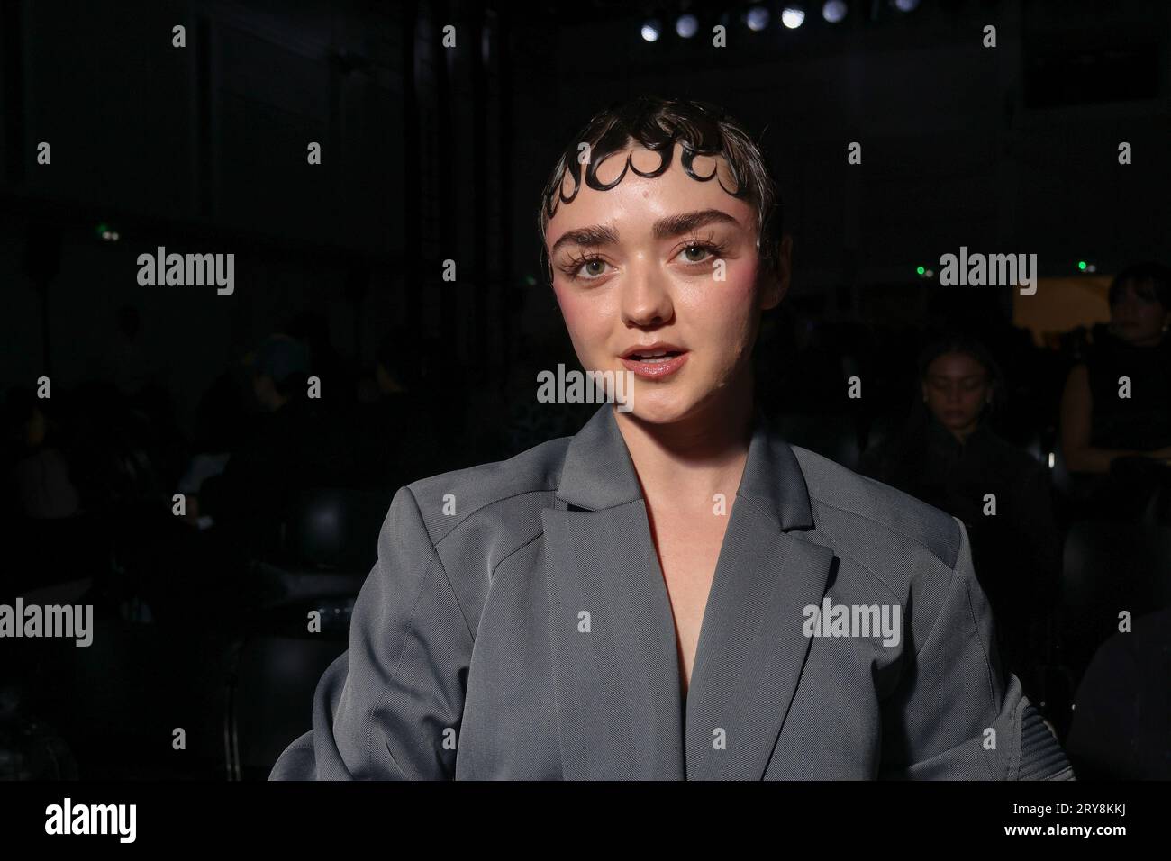 Maisie Williams attends the Coperni Spring/Summer 2024 womenswear ...