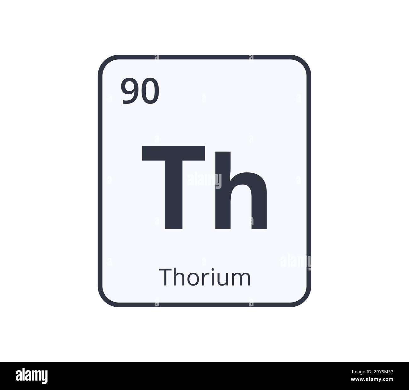 Thorium Chemical Symbol Stock Vector Image & Art - Alamy