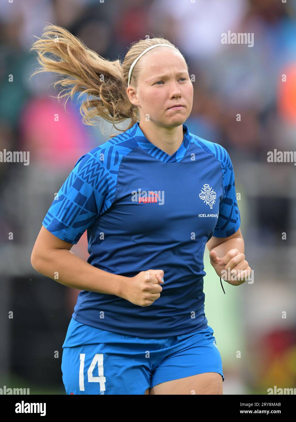 BOCHUM - Hlin Eiriksdottir of Iceland during the UEFA Nations League women's match between ...